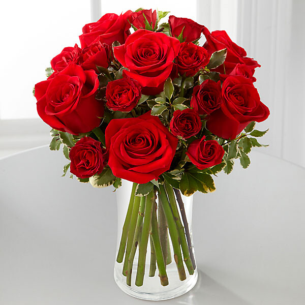 Red Rose Bouquet arranged by a florist in Wantagh, NY USA : Abby's ...
